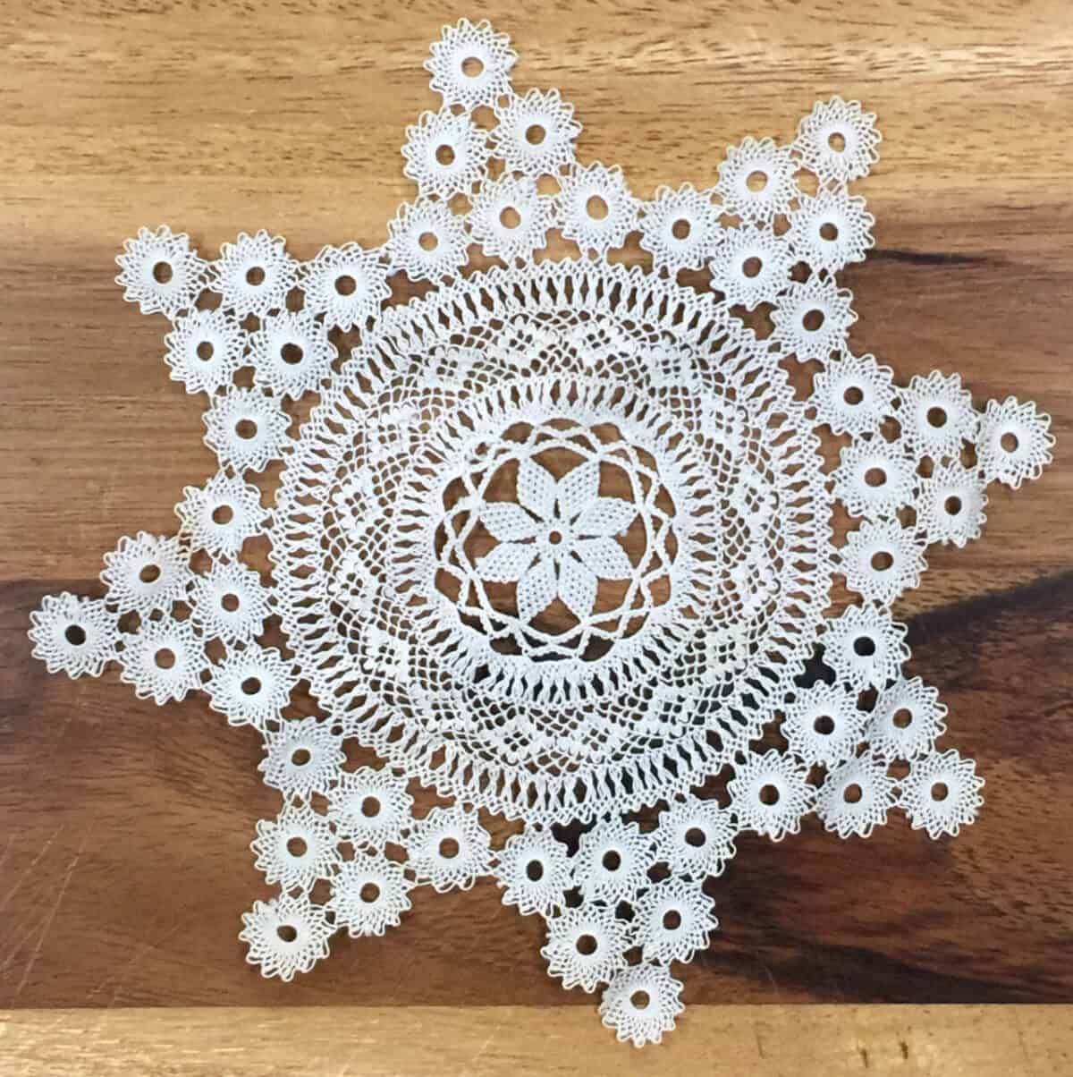 Small Star Shaped Doiley - 13cm | Fusspots at Inglewood