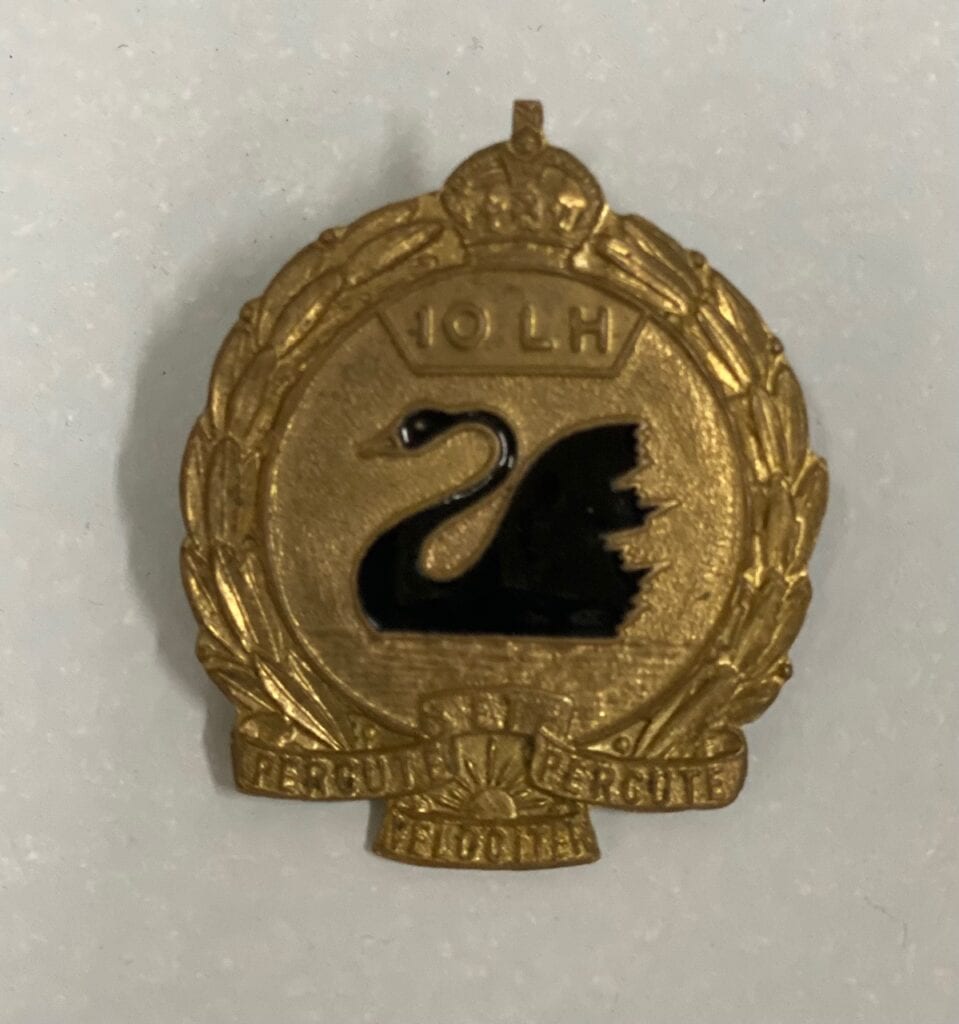 10th Light Horse (Western Australian) hat badge | Fusspots at Inglewood