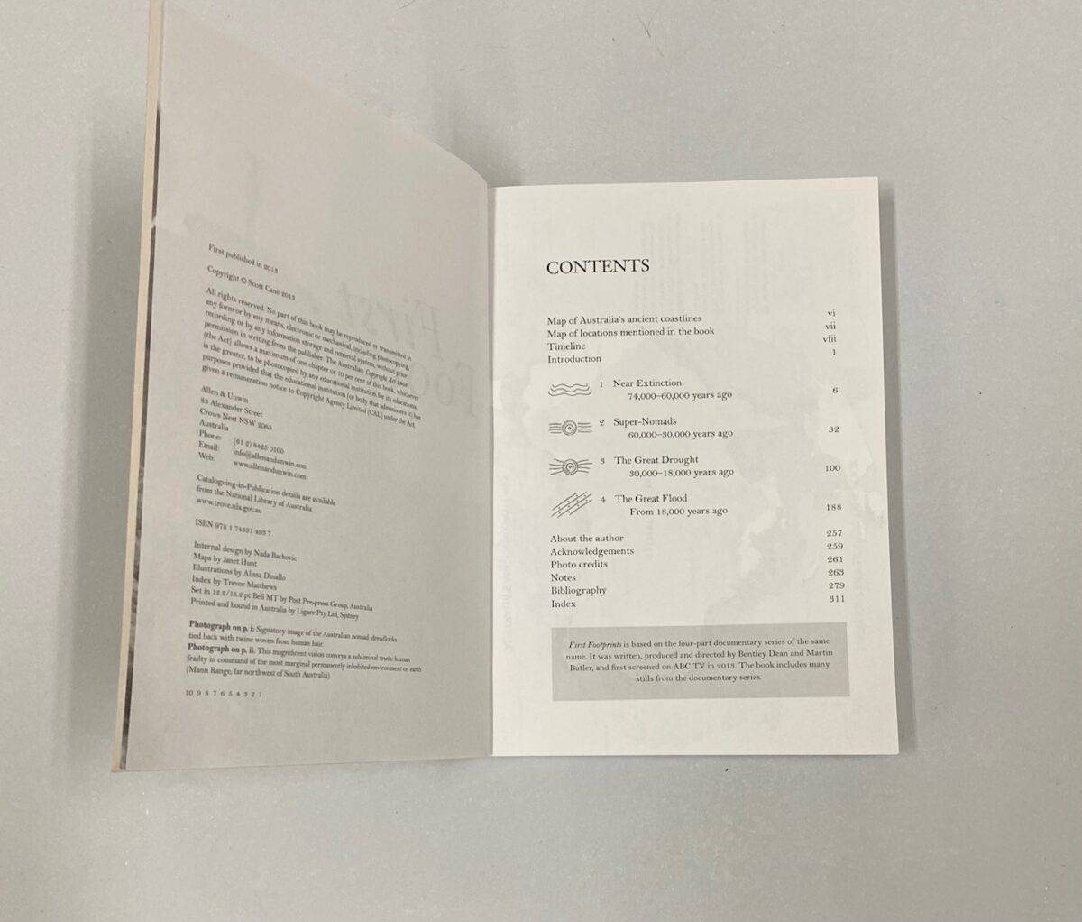 First Footprints, the epic story of the First Australians, Scott Cane ...